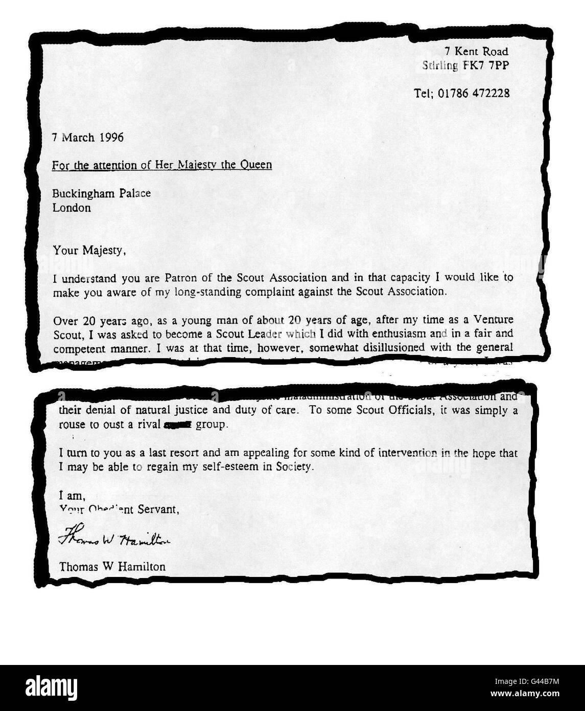 Thomas hamilton dunblane hi-res stock photography and images - Alamy