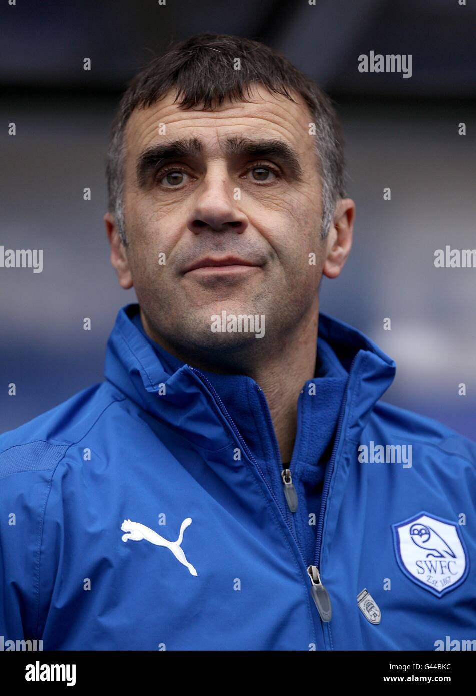 Sheffield wednesday first team coach neil thompson on the touchline hi ...