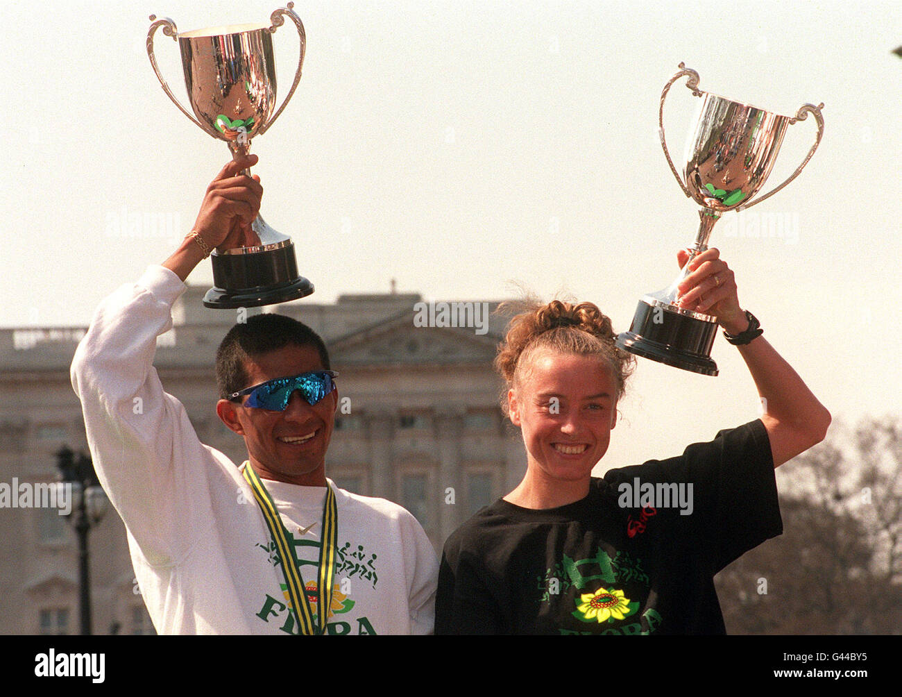 Athletics - London Marathon - Winners Stock Photo - Alamy