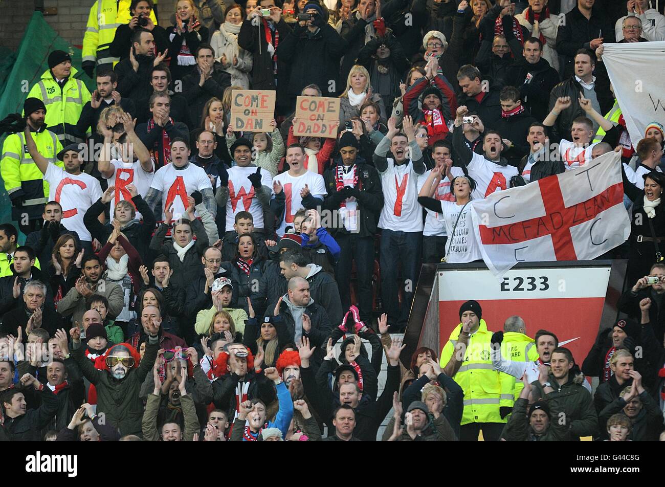 Crawley soccer fans hi-res stock photography and images - Alamy