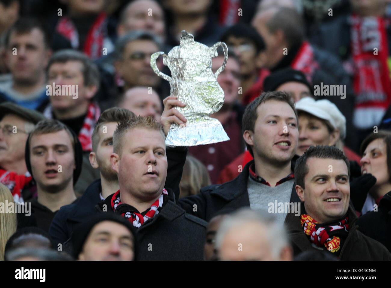 Crawley town fans in the stands hi-res stock photography and images - Alamy