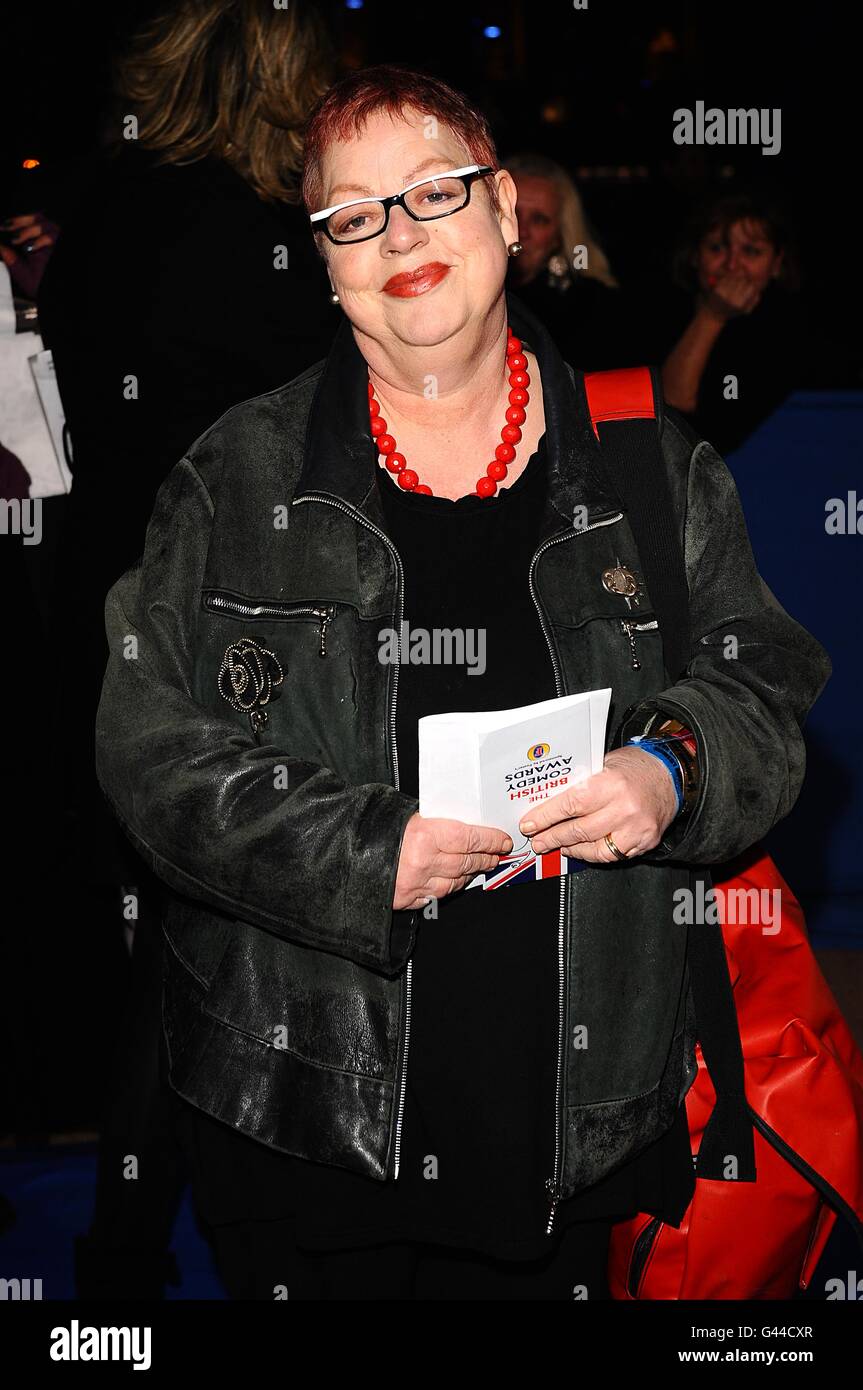Jo Brand arriving for the 2010 British Comedy Awards at Indigo2, at the ...