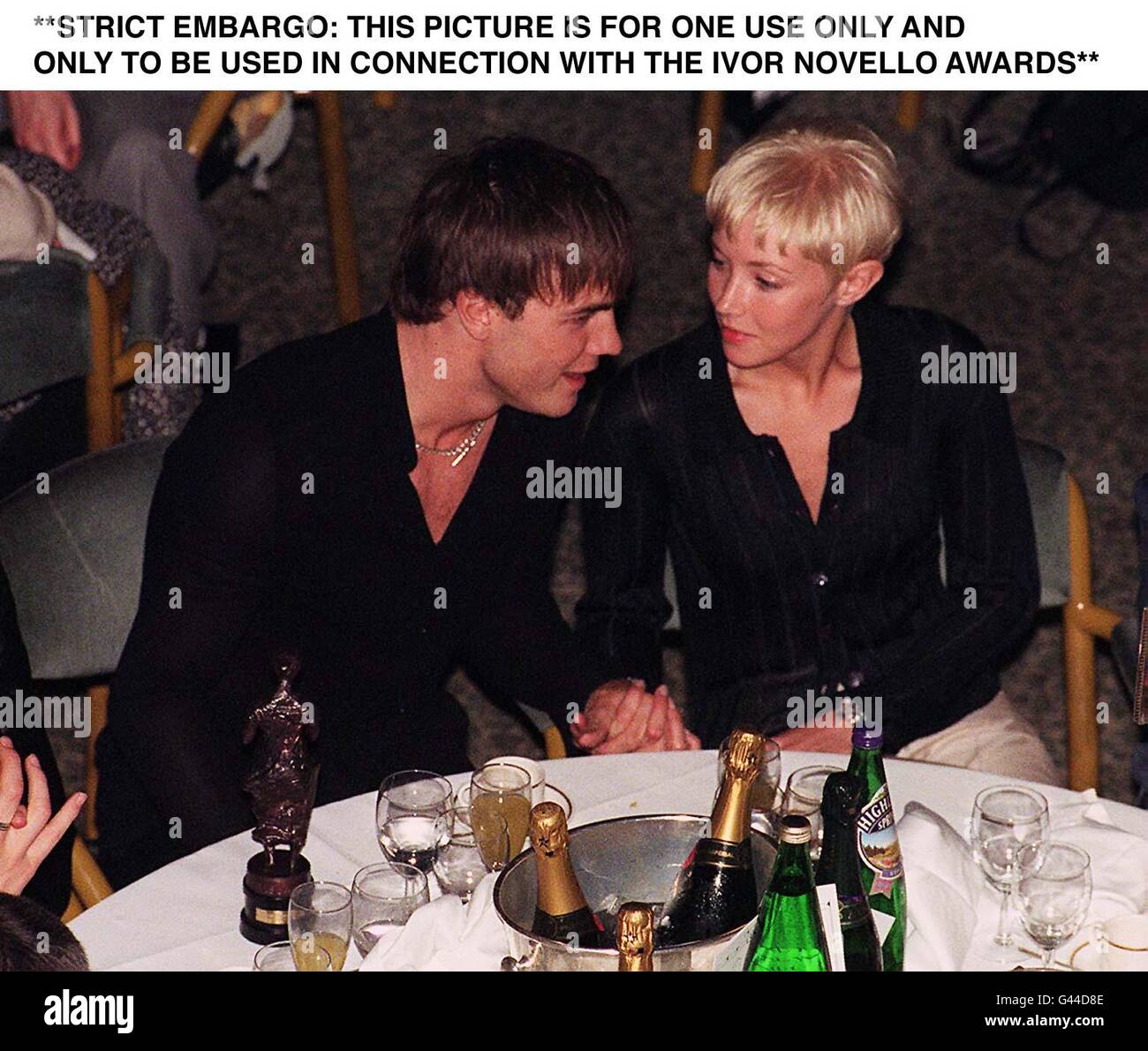 Ex Take That Singer/songwriter Gary Barlow talks to girlfriend Dawn ...