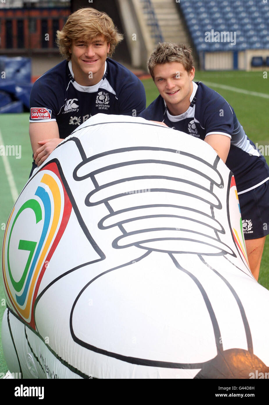 Scotland 7's Ross Samson (right) and David Denton back the Glasgow 2014 ...