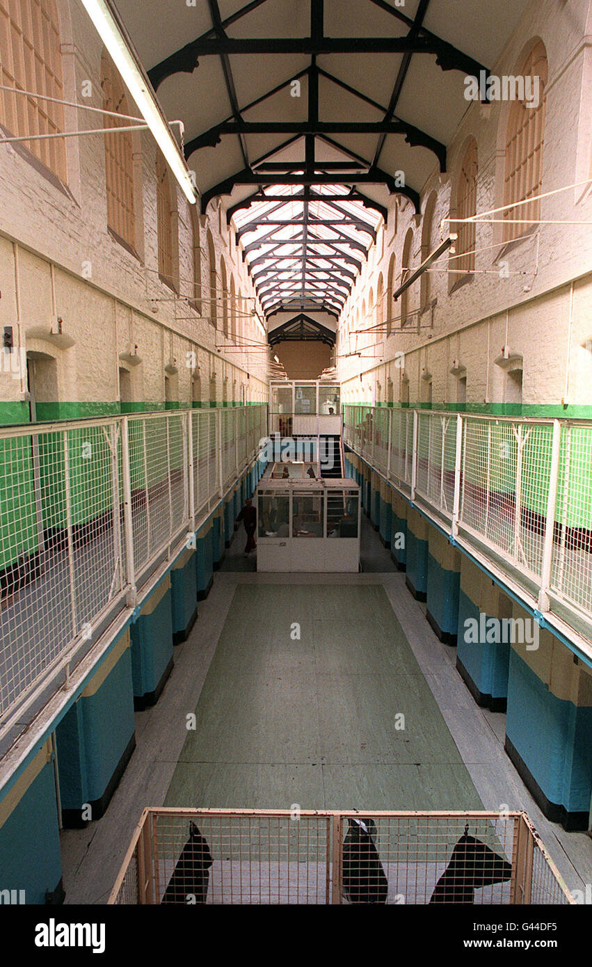 The prison wing of the Victorian Wormwood Scrubbs jail reserved for any ...