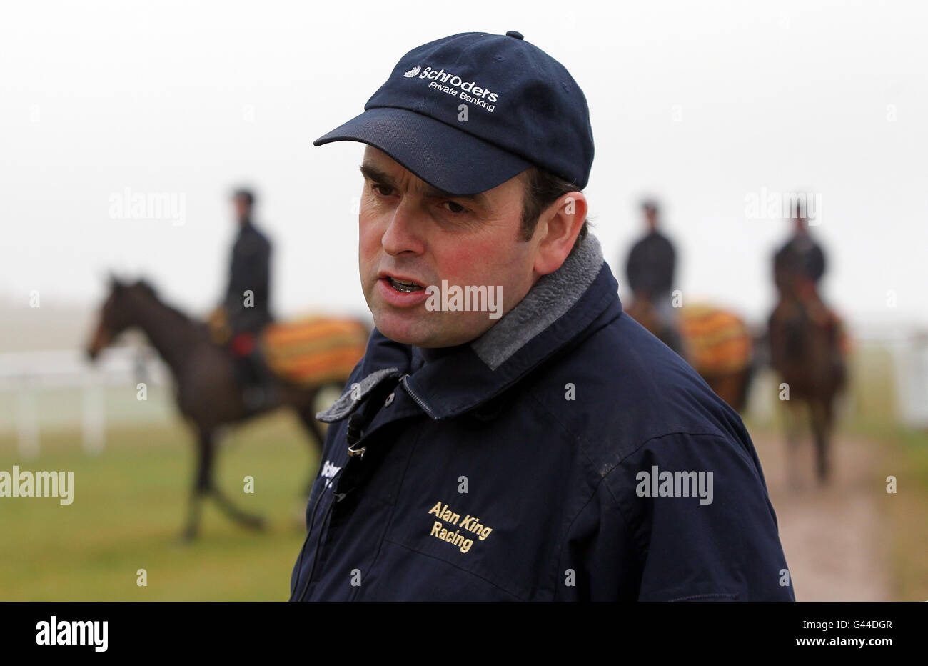 Alan king trainer barbury hi-res stock photography and images - Alamy