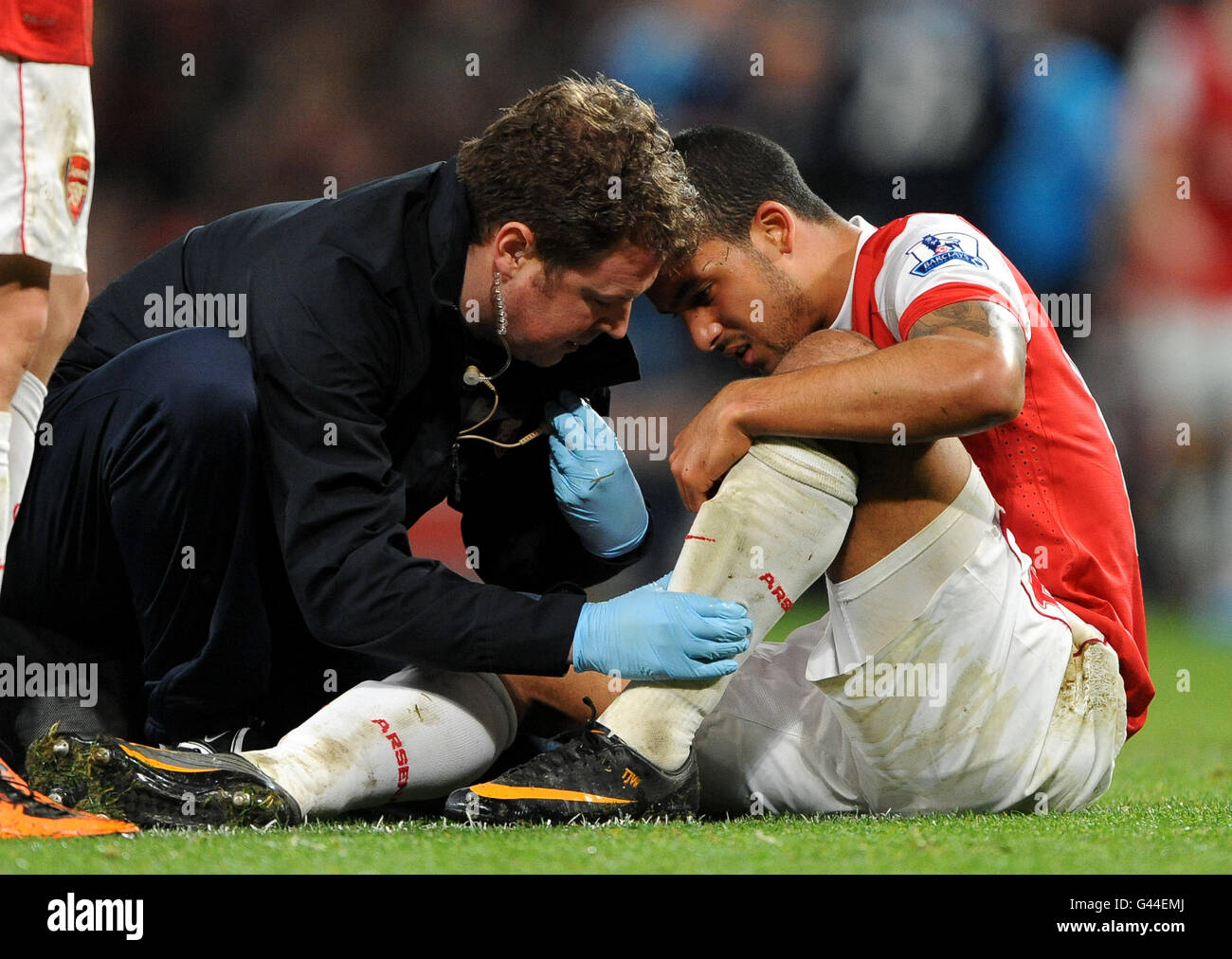 Ankle football full length injury datacoapplies hi-res stock ...