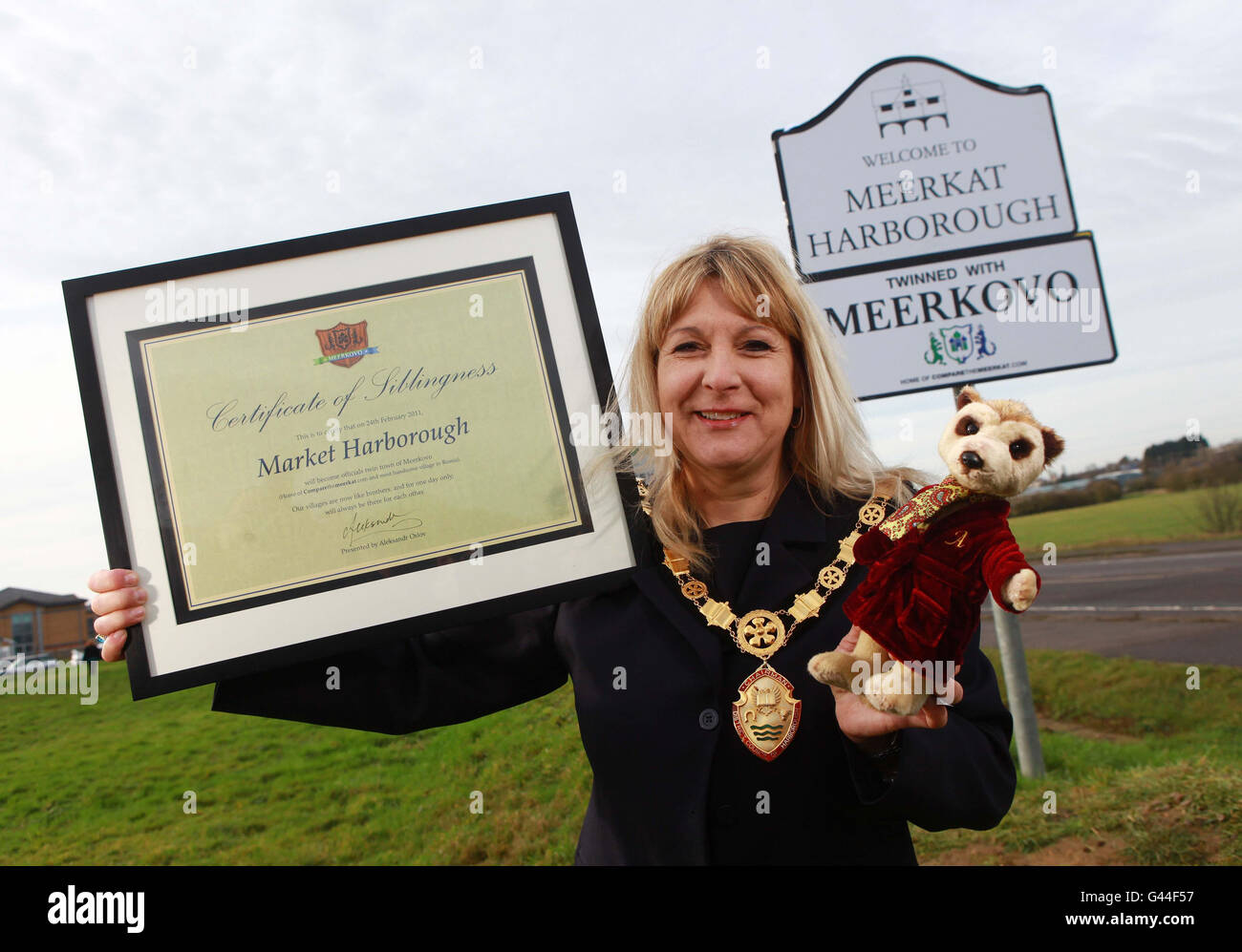 Market Harborough renamed Stock Photo - Alamy