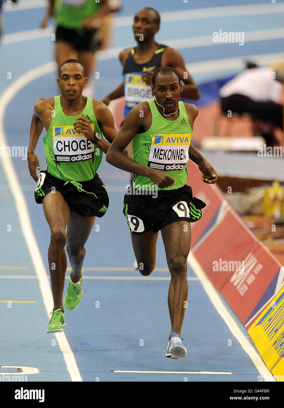 Ethiopia's Derese Mekonnen and Kenya's Augustine Choge lead the field ...