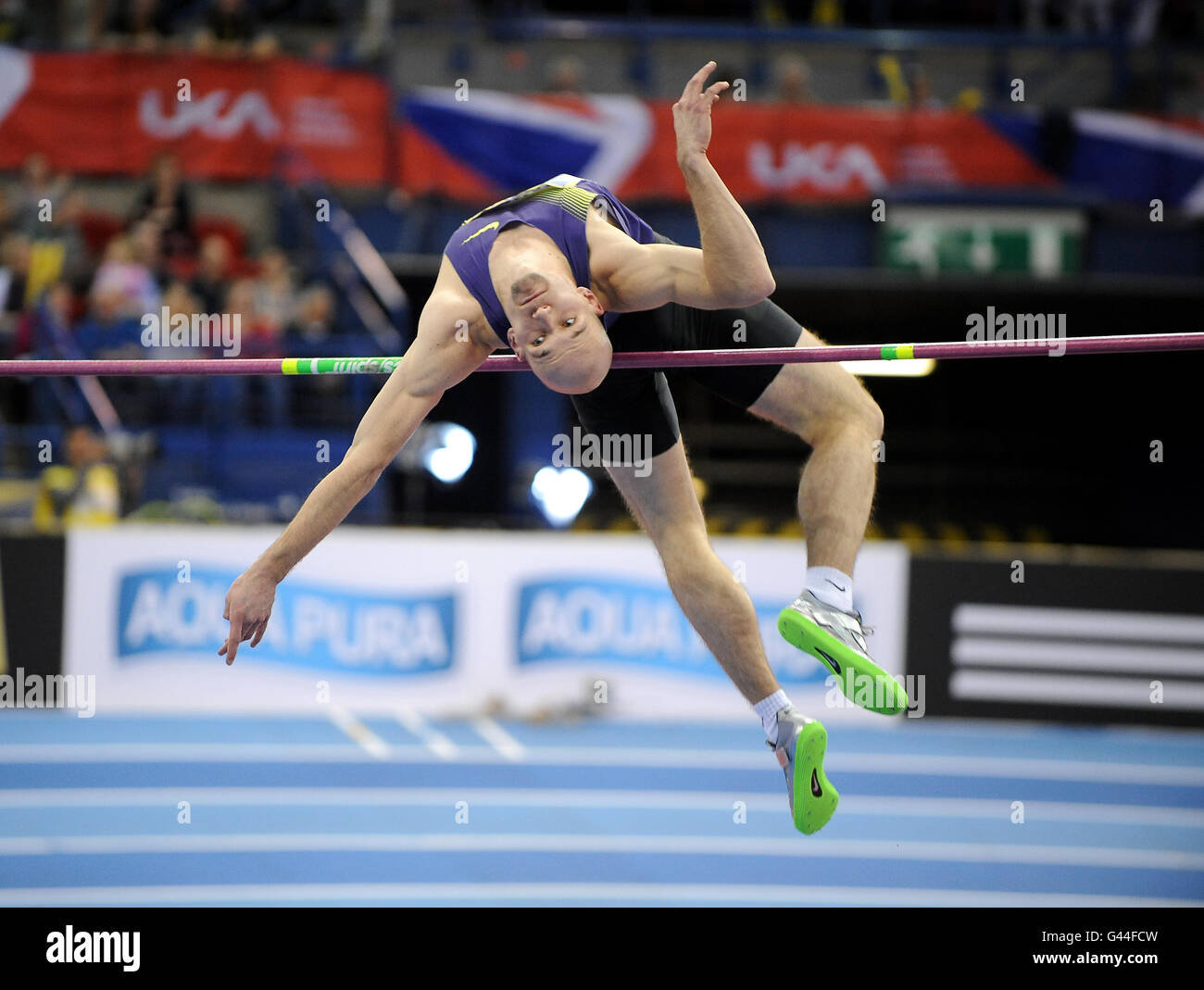 Athletics - Aviva Grand Prix - National Indoor Arena. Germany's Martin ...