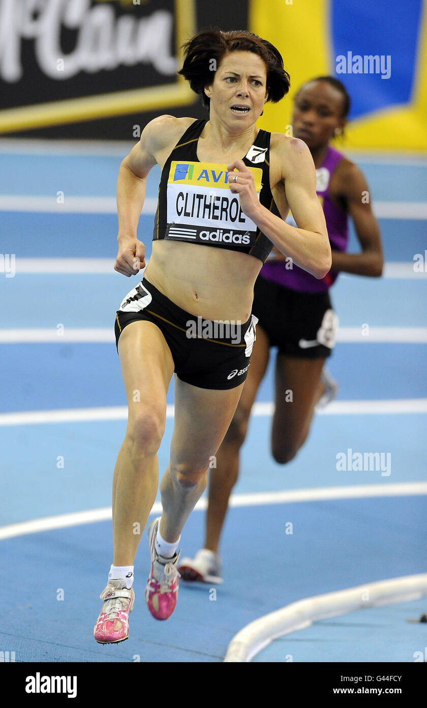 Great Britain's Helen Clitheroe in action during the 3000 metres Stock ...