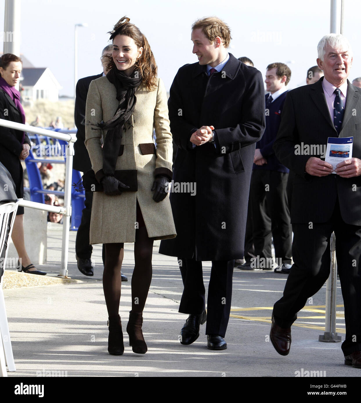 Prince William and Kate Middleton visit Anglesey Stock Photo - Alamy