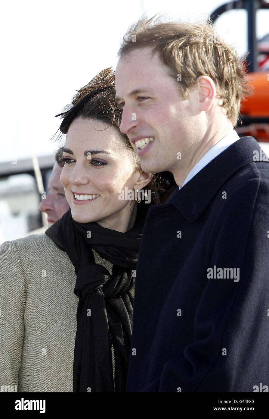 Prince William and Kate Middleton visit Anglesey Stock Photo - Alamy