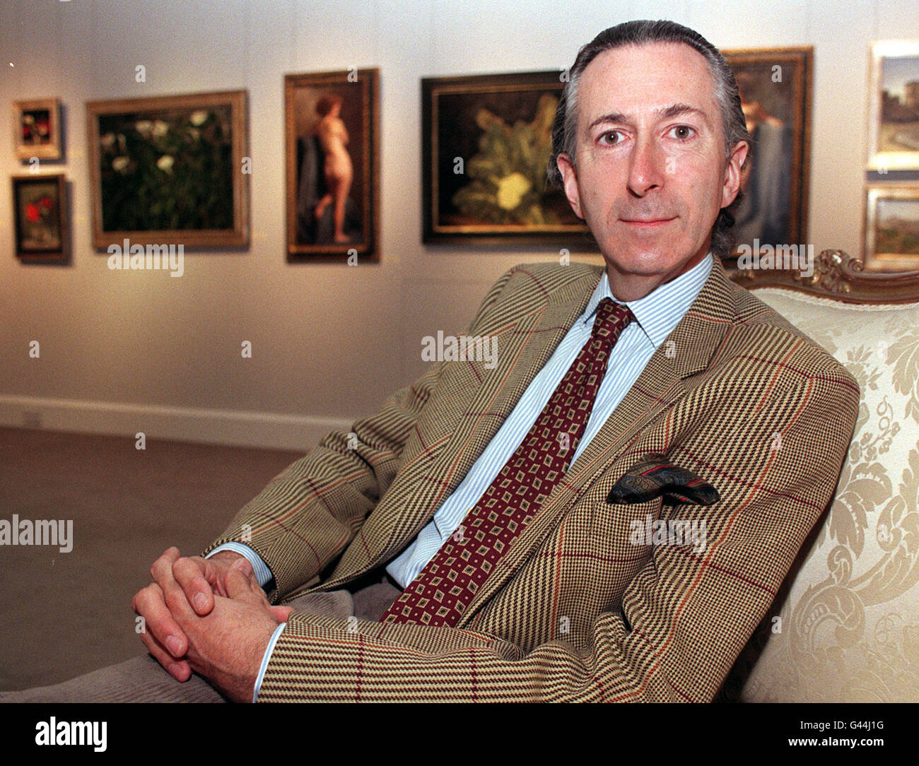 Former fashion designer victor edelstein in the colonnade gallery hi ...
