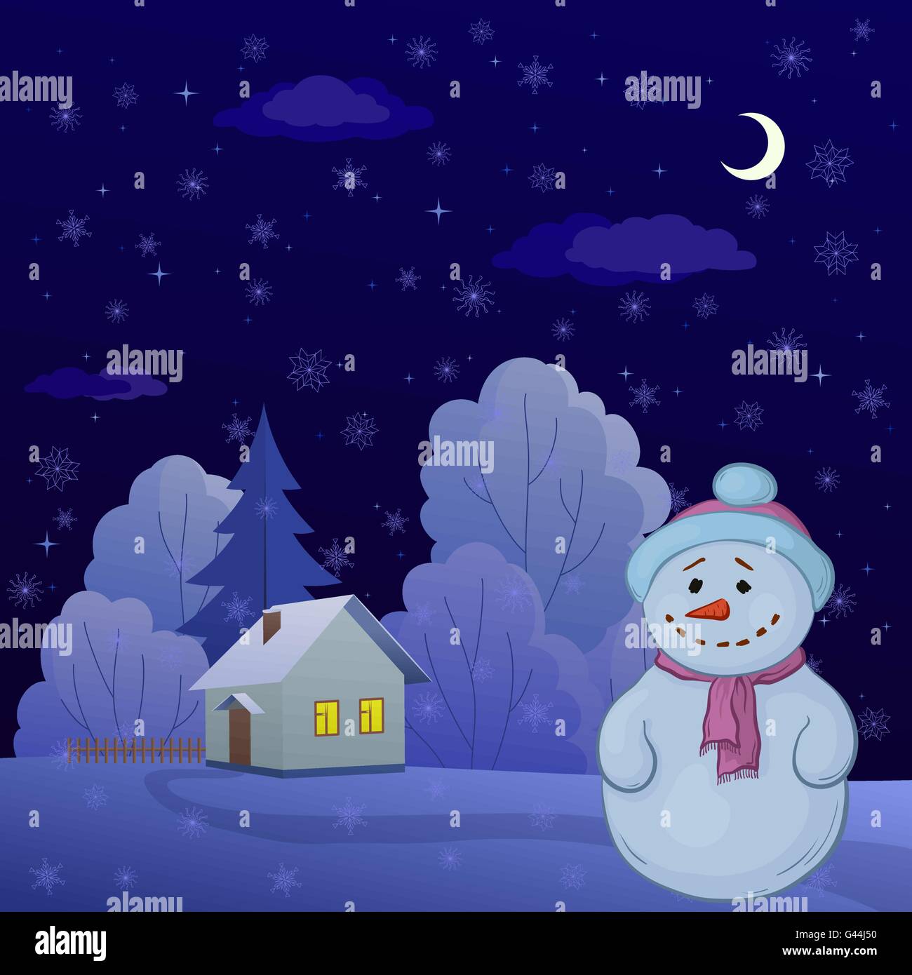 Blue dacha Stock Vector Images - Alamy
