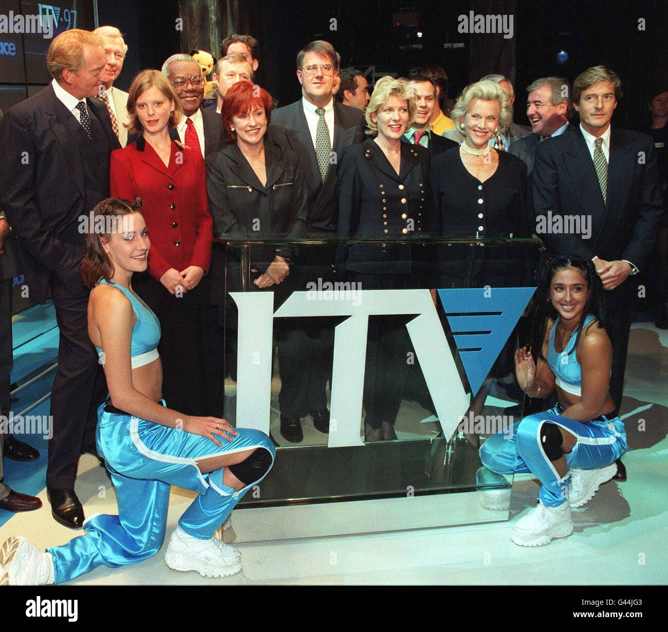 ITV Schedule launch Stock Photo - Alamy