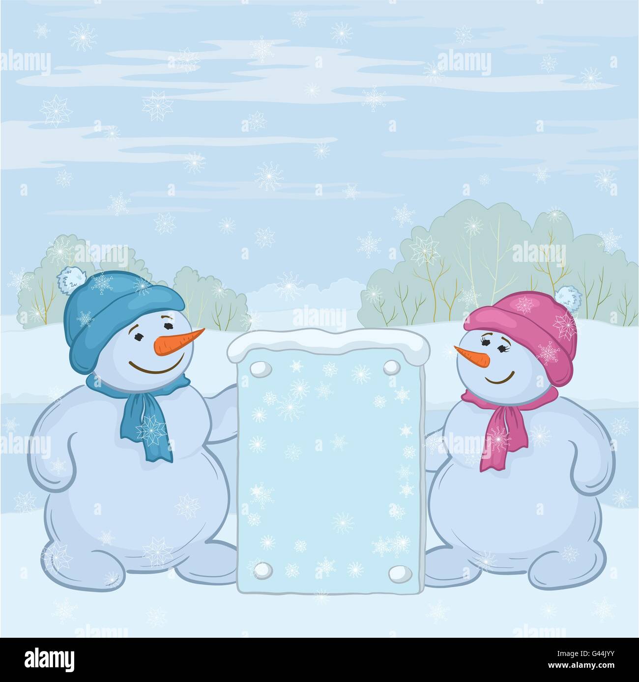 Snowman snow hand sign Stock Vector Images - Alamy