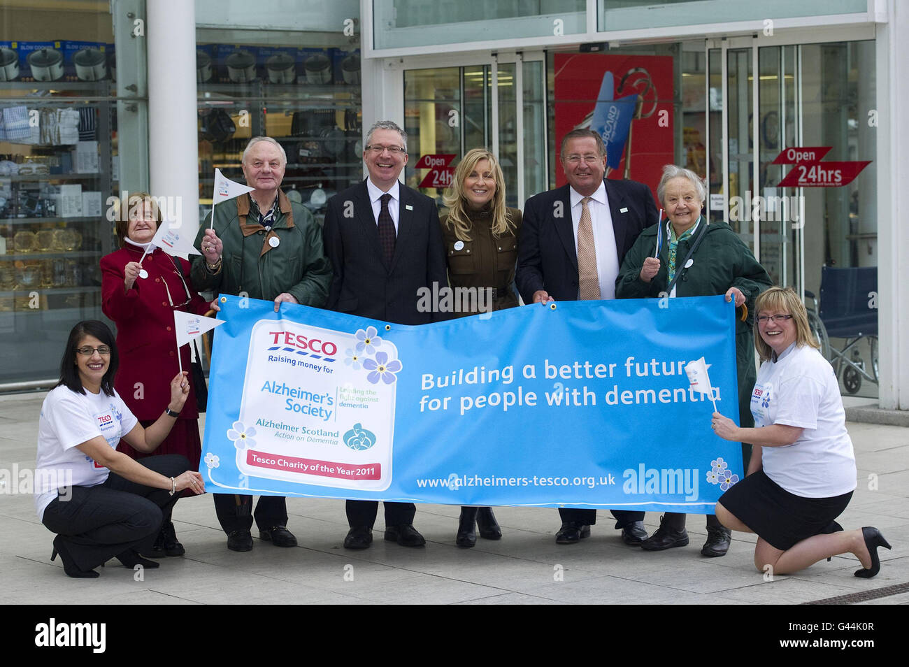 From left tesco employee hi-res stock photography and images - Alamy