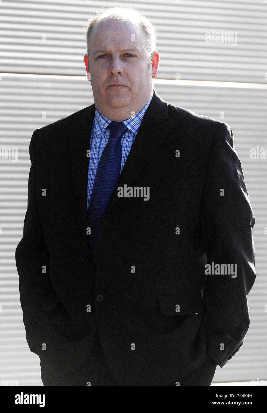 A member of the family of Darren Rewcastle (name not given) arrives at ...