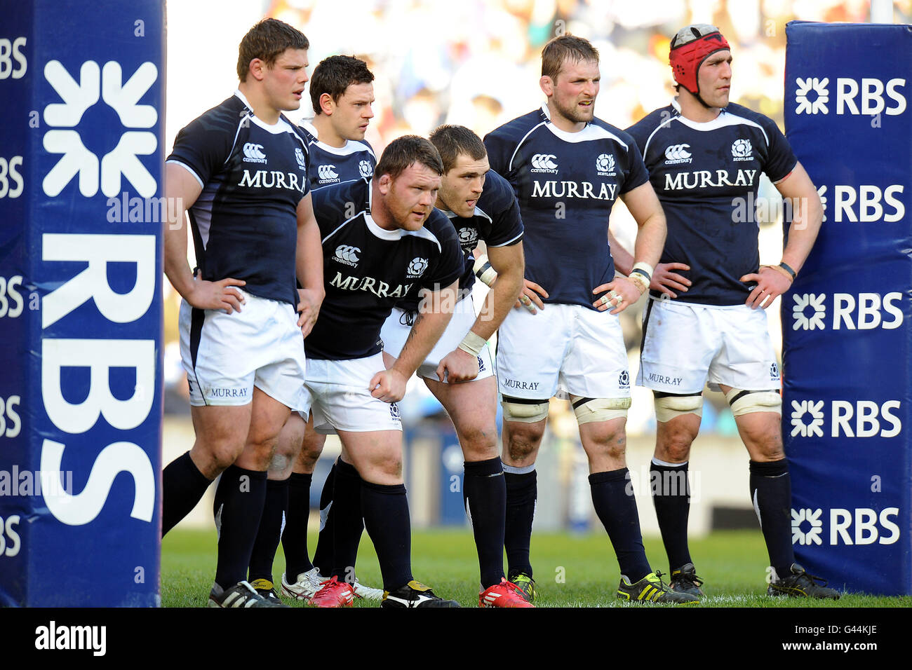 Murrayfield rugby posts hi-res stock photography and images - Alamy