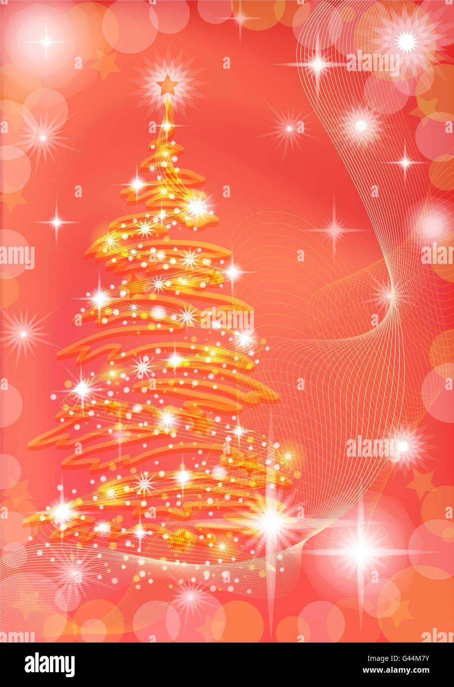 Christmas background with fir tree Stock Vector Image & Art - Alamy
