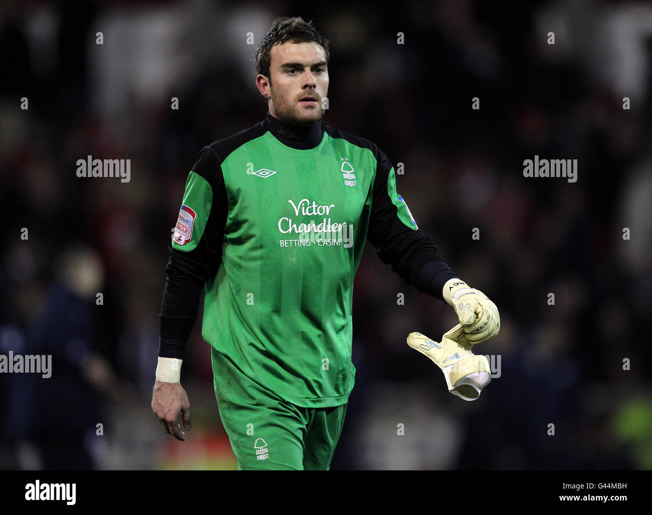 Nottingham Forest Goalkeeper Lee Camp High Resolution Stock Photography ...