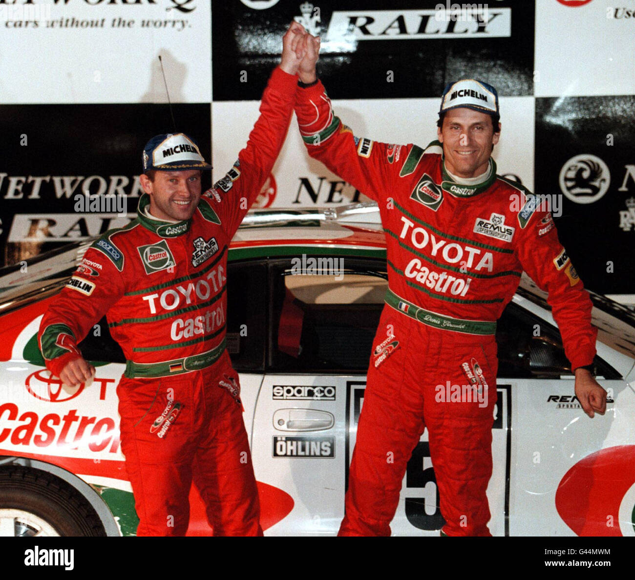 RAC RALLY/Podium 3 Stock Photo - Alamy