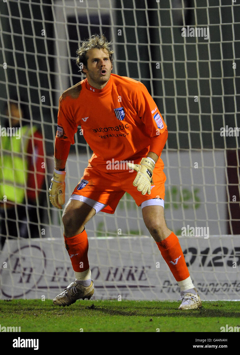 Gillingham goalkeeper alan julian hi-res stock photography and images ...