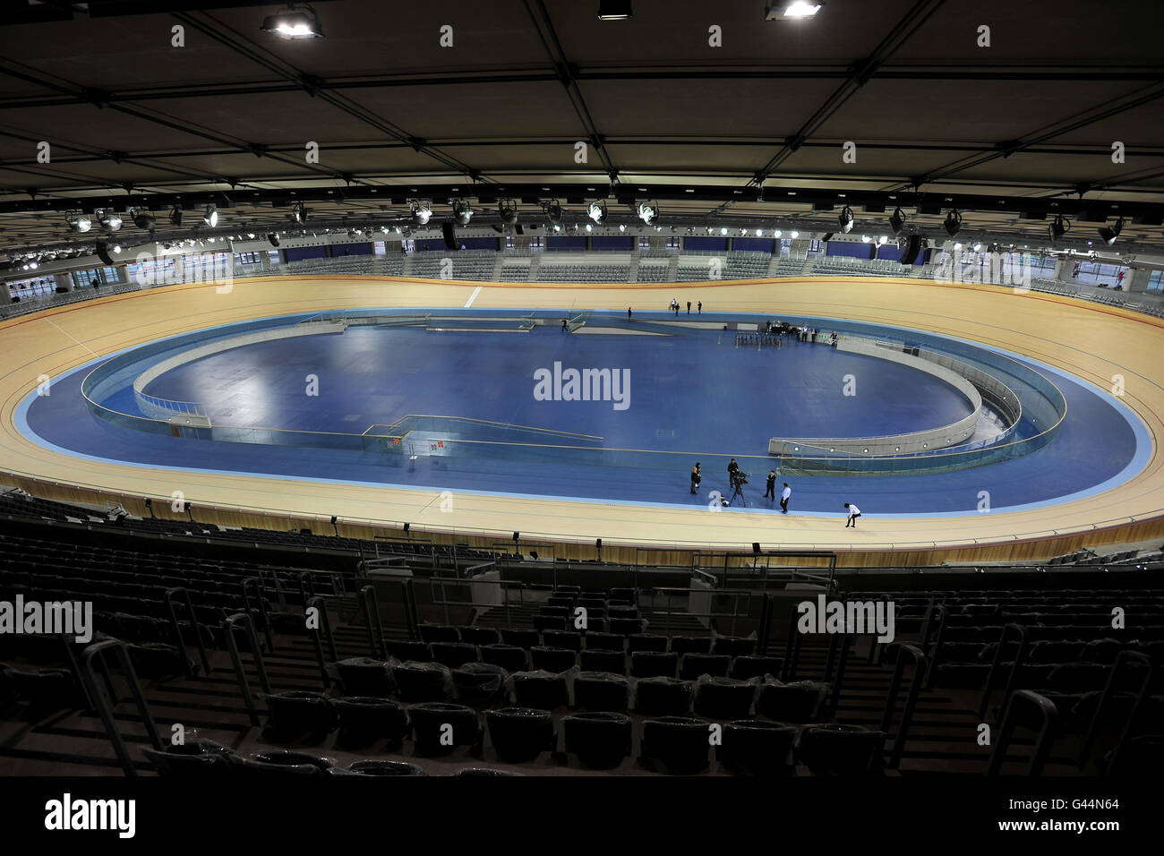 Olympic Velodrome completed. Views inside the newly finished Olympic ...