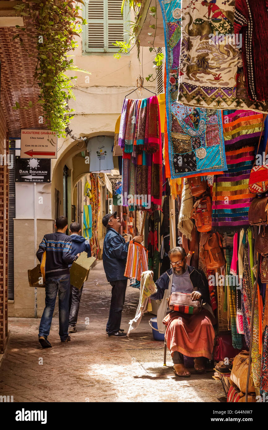Tangier Morocco Grand Socco Market Stock Photos & Tangier Morocco Grand ...