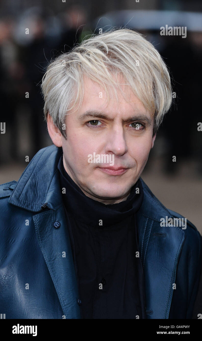 Nick Rhodes arrives for the Burberry Fashion Show at Hyde Park in ...