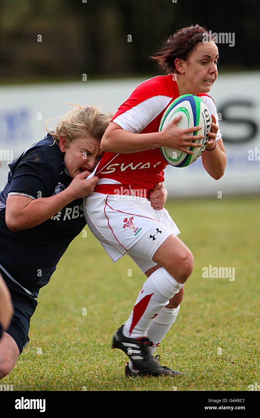 Scotland live women ladies rugby full length player players ball hi-res ...