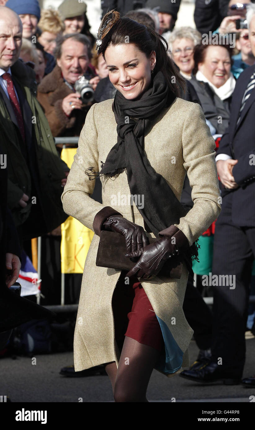 Prince William and Kate Middleton visit Anglesey Stock Photo - Alamy