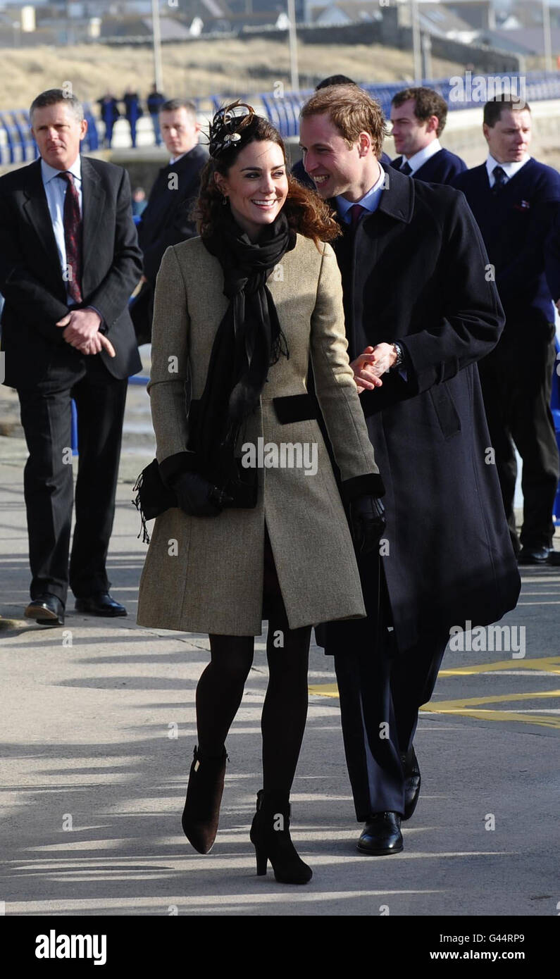 Prince William and Kate Middleton visit Anglesey Stock Photo - Alamy