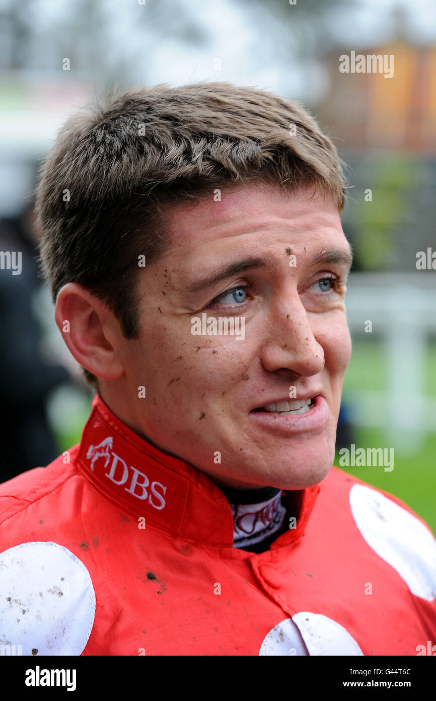 Barry Geraghty after victory on Master Of The Hall in the Sodexo ...
