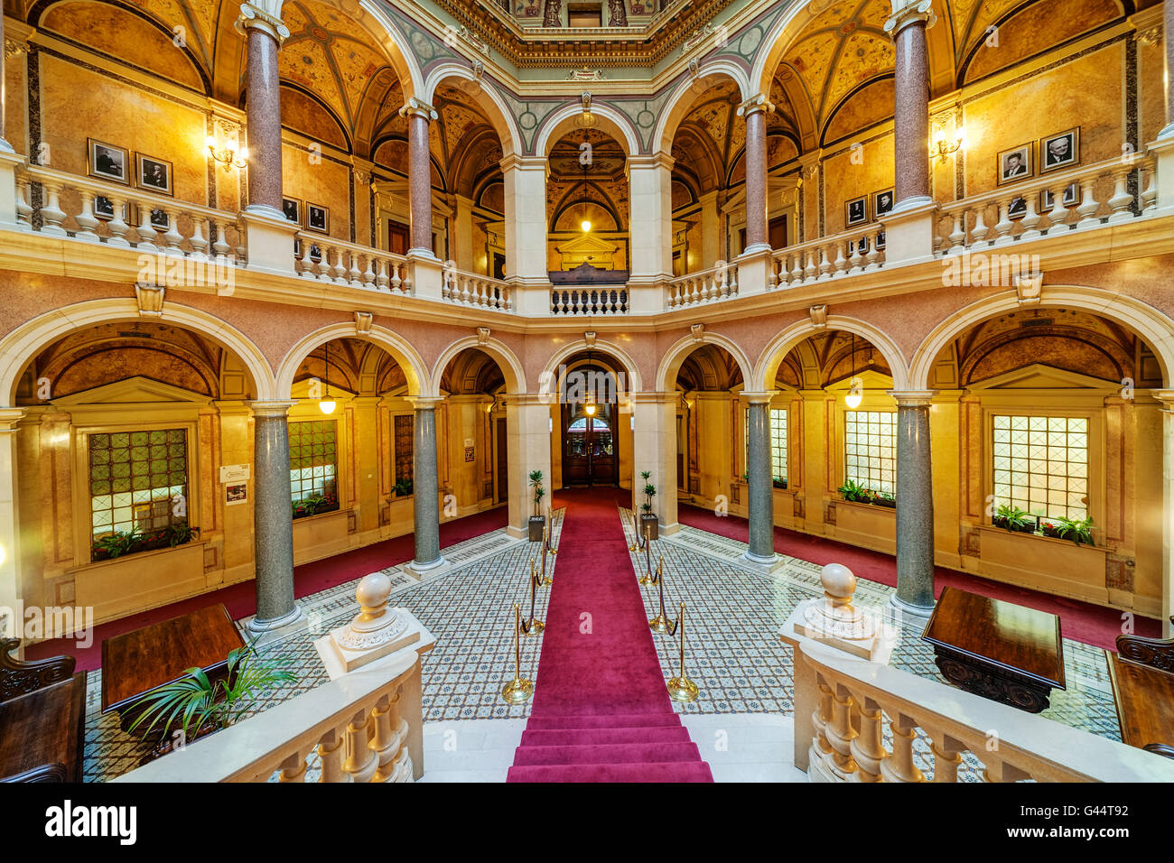 Interior of classic building with luxury ornamnts Stock Photo - Alamy