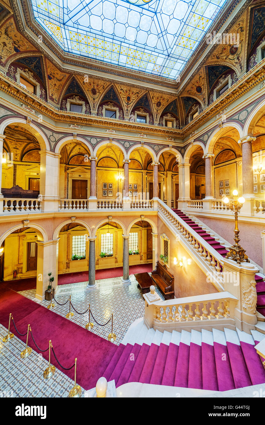 Interior of classic building with luxury ornamnts Stock Photo - Alamy