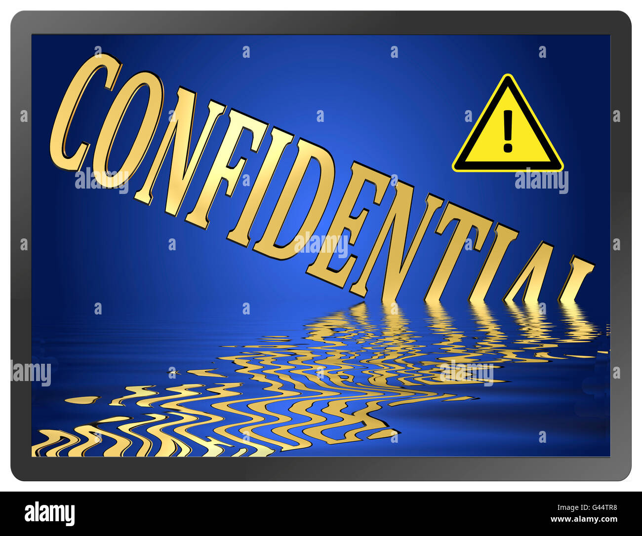 Confidentiality at risk, watch your privacy Stock Photo - Alamy