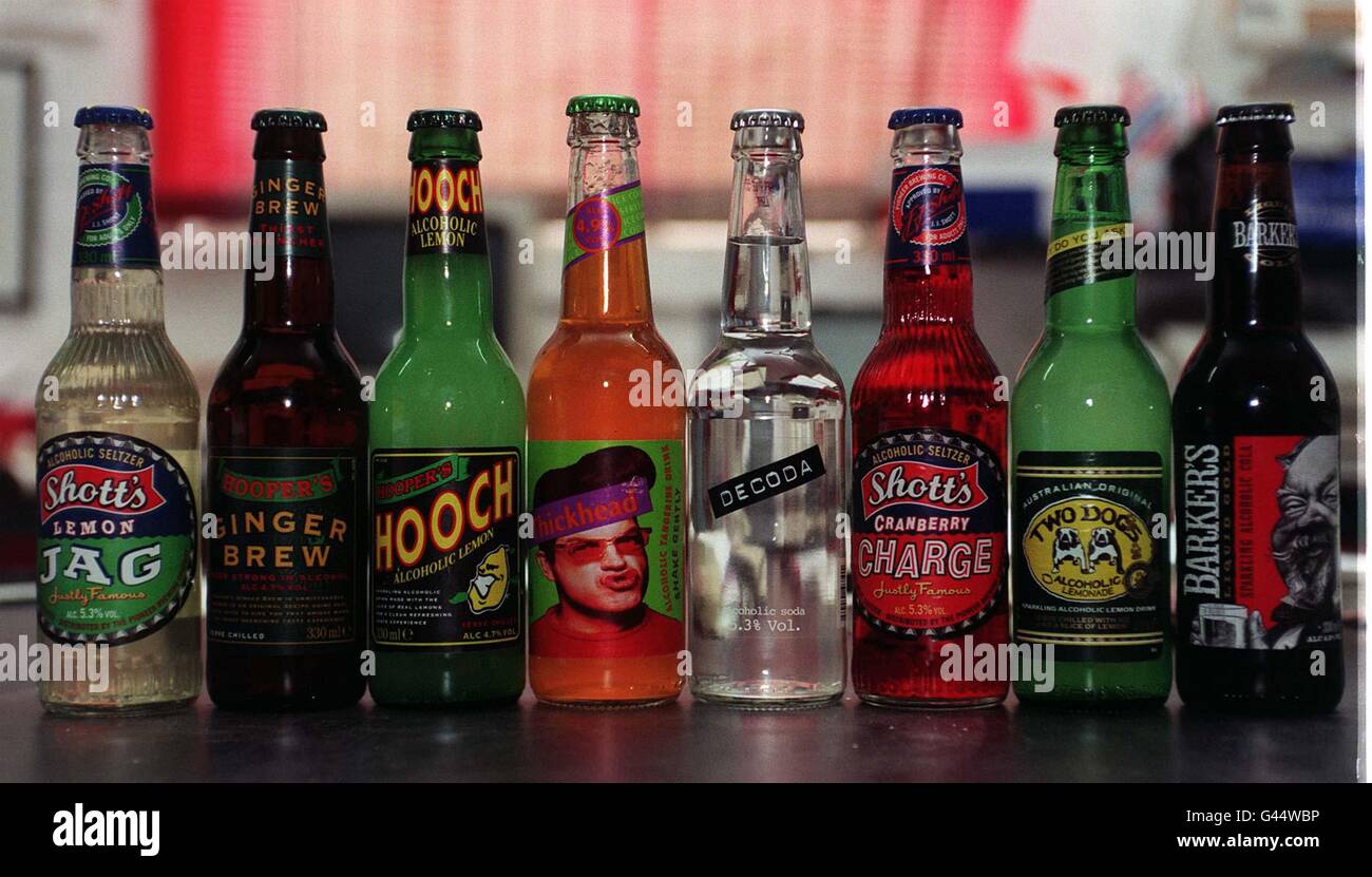 The eight alcopops tested by michael jackson see consumer alcopops hi ...