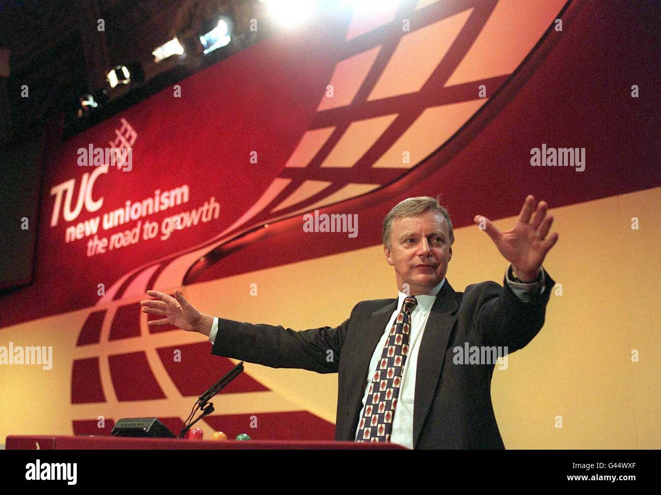 Tuc general secretary testing stage winter gardens hi-res stock ...