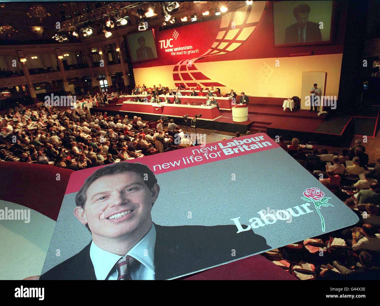 TUC Giant Blair card Stock Photo - Alamy
