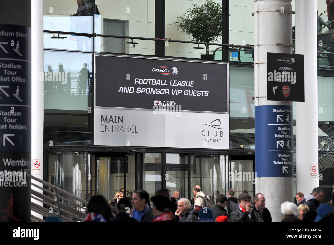 Club wembley entrance wembley stadium hi-res stock photography and ...