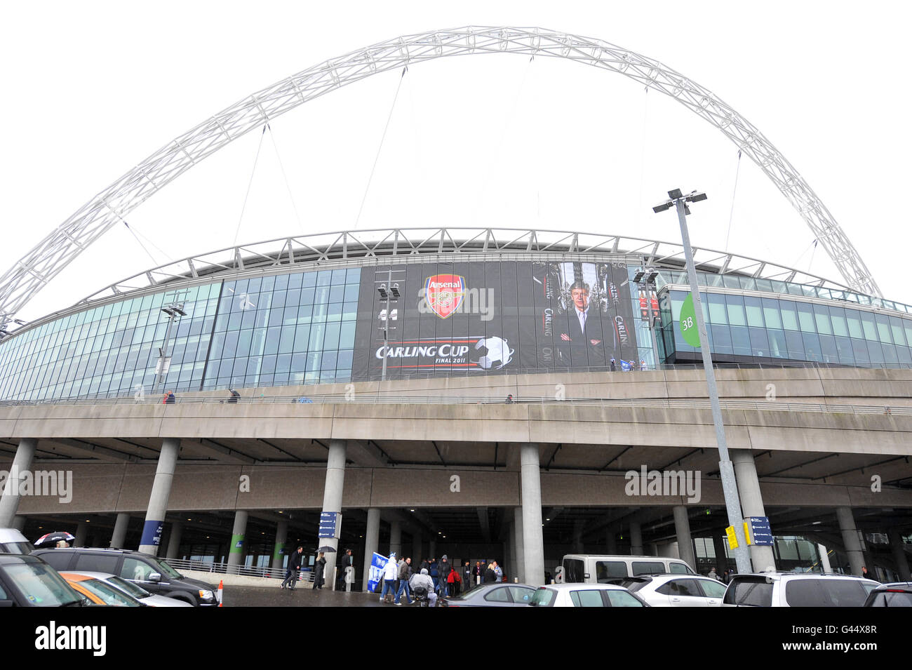 Wembley stadium park sign hi-res stock photography and images - Alamy