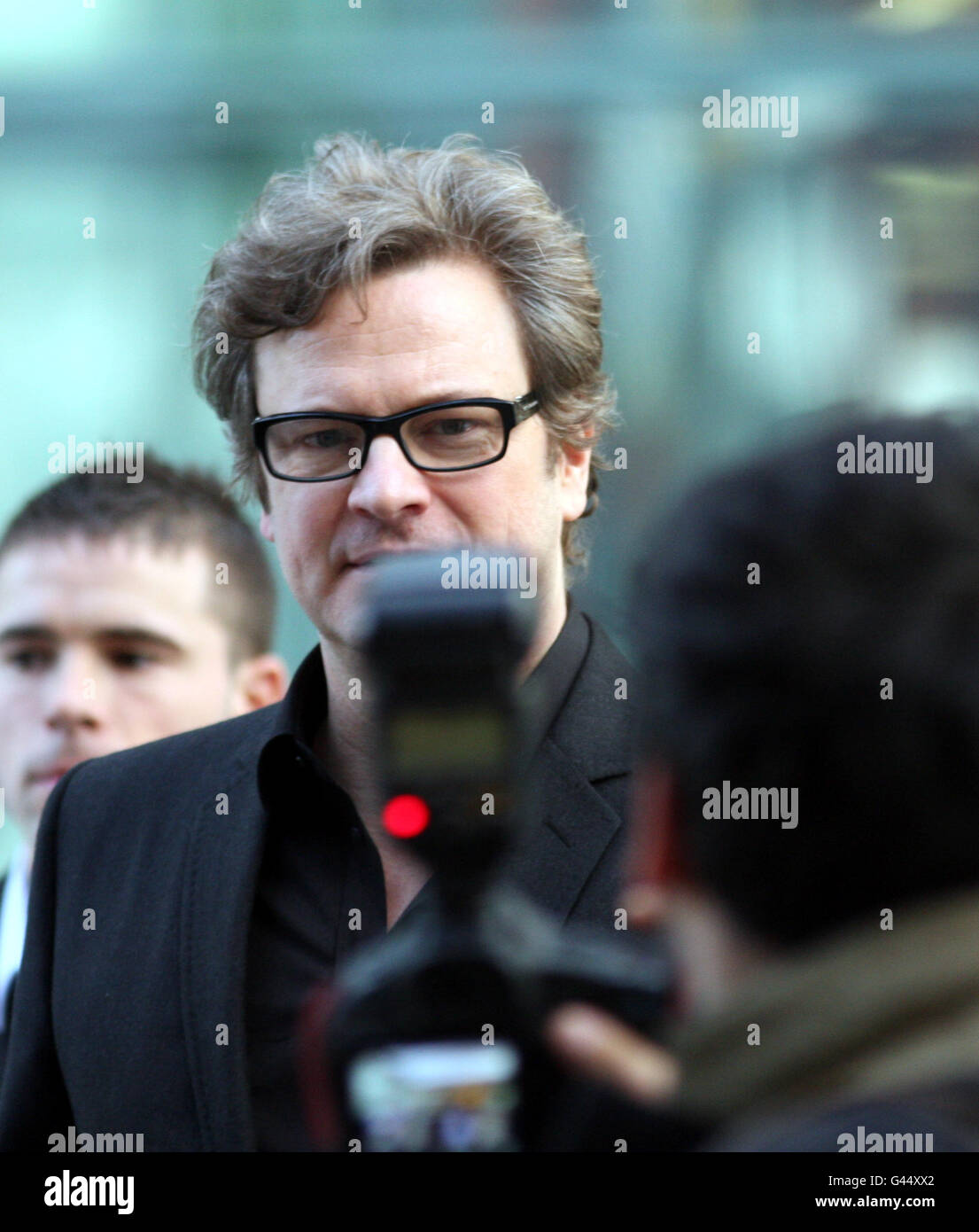 Colin Firth sighting - Heathrow Stock Photo - Alamy