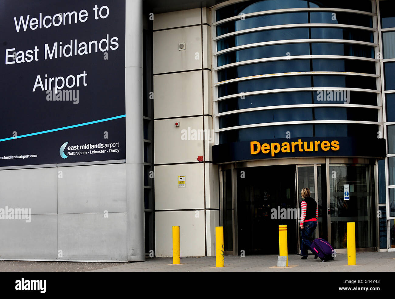 East Midlands Airport Feature. General view of East Midlands airport ...