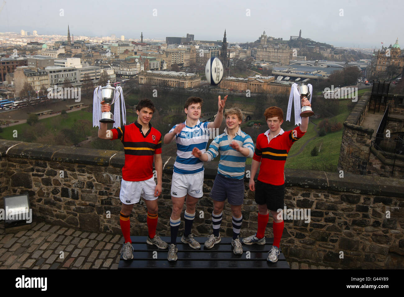 Stewart's Melville College's Ross McPhail (left) and Alex Clayton ...