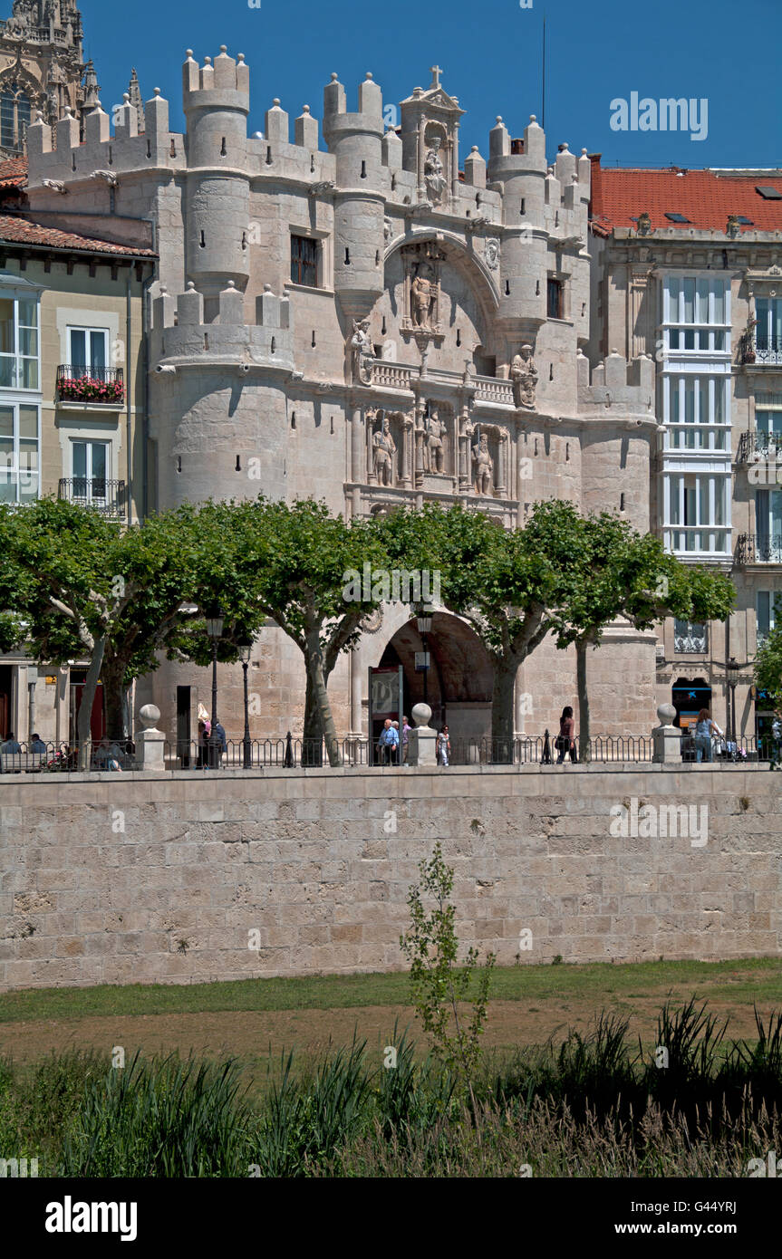 Santa Maria Arch, Arco De Santa Maria, Burgos, Castilla Y Leon, Spain ...