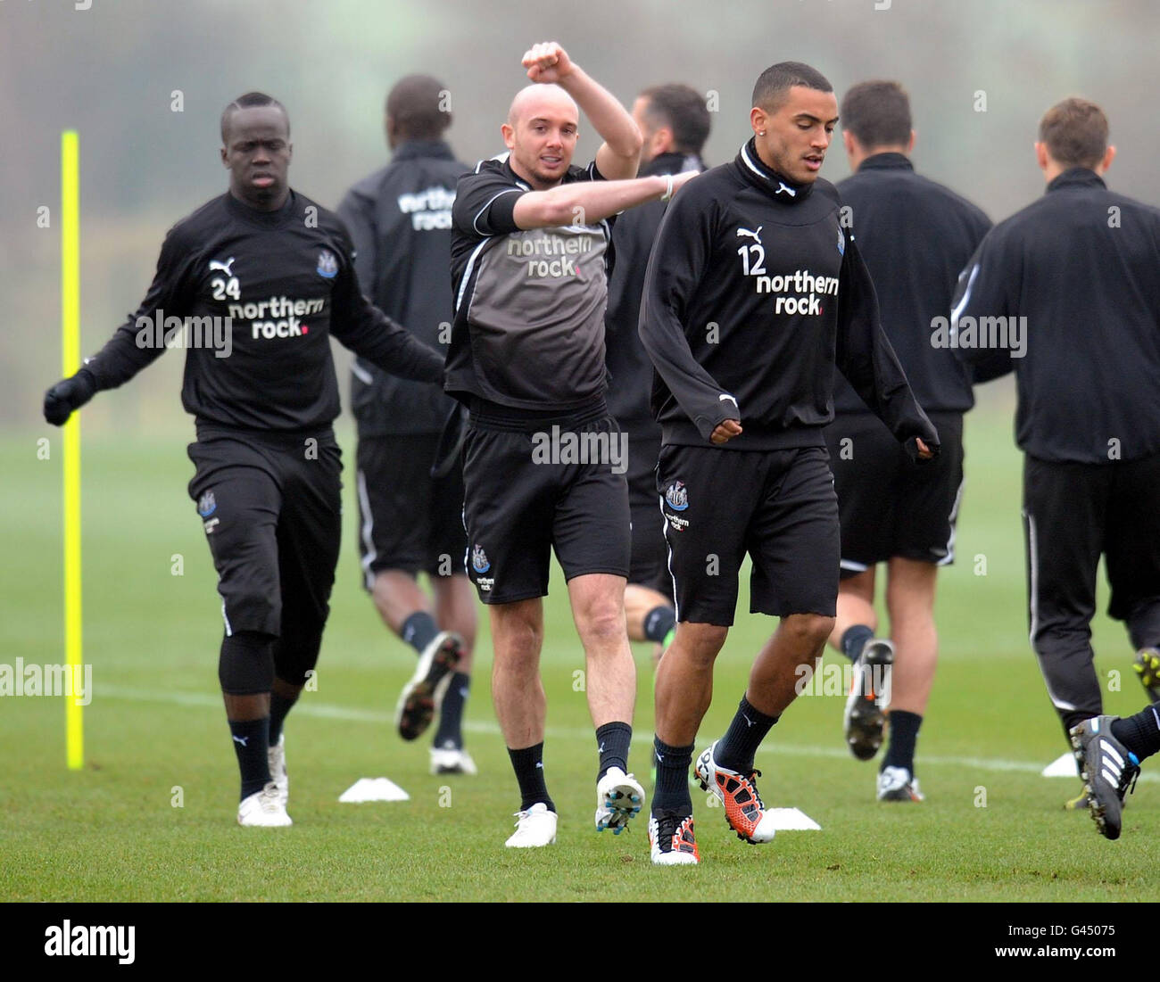Soccer - Newcastle United Training - Longbenton Training Ground Stock ...