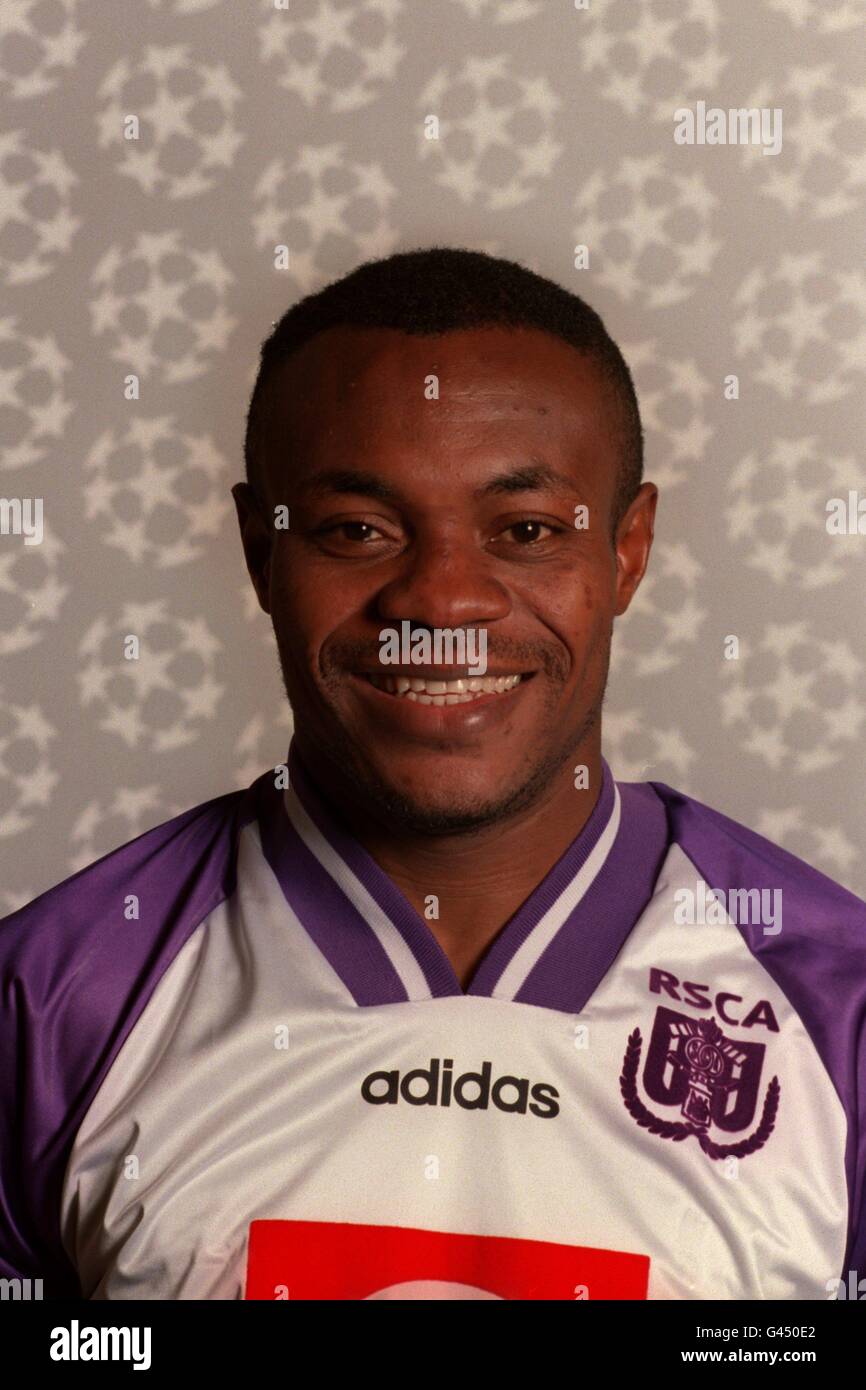 CHAMPIONS LEAGUE SOCCER. CHIDI NWANU, RSC ANDERLECHT ...