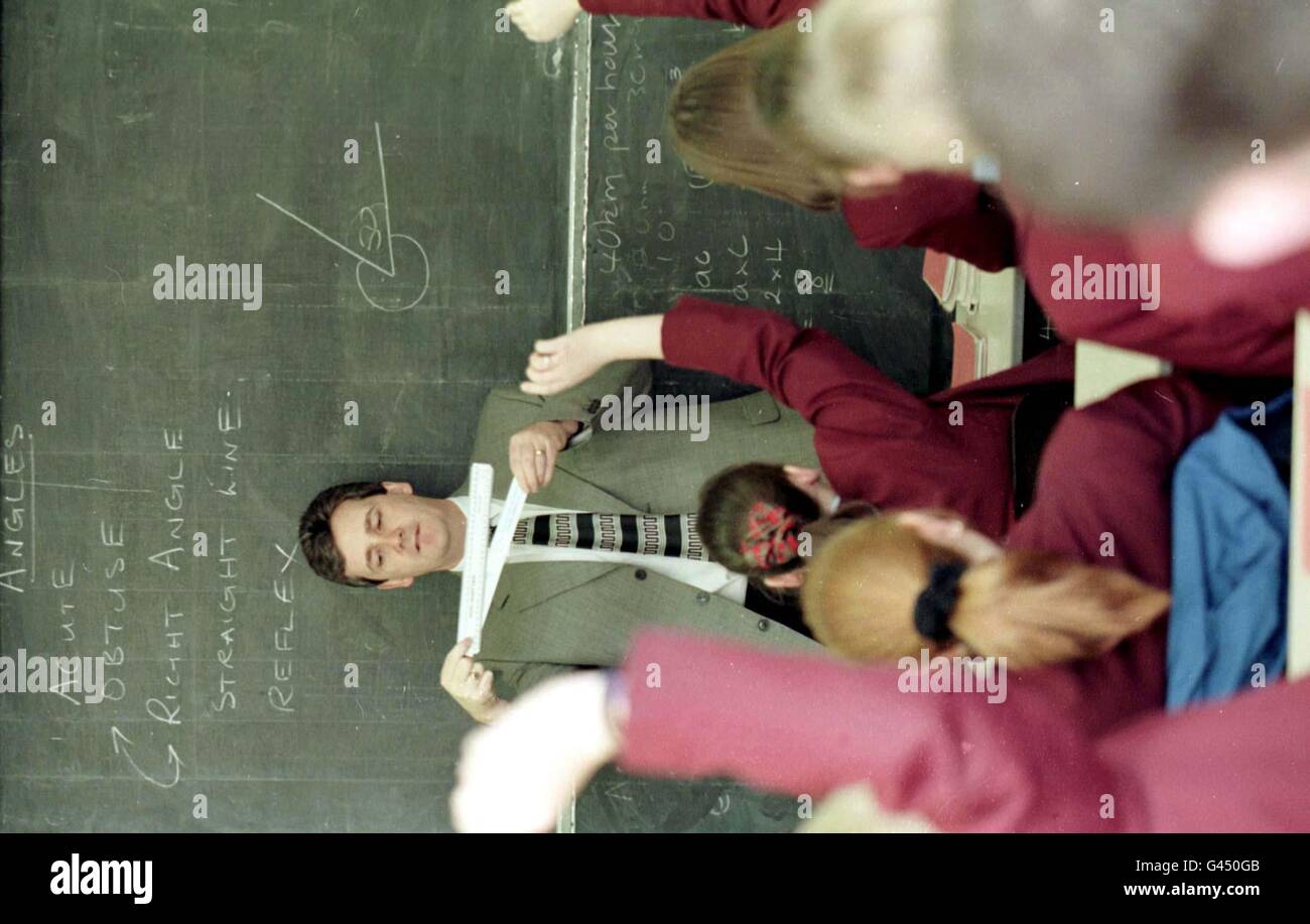 Teacher Gerard Smith in his classroom at the Thornhill Comprehensive ...